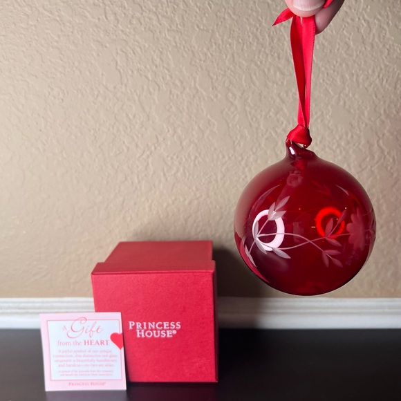 Princess House | Holiday | Vintage 99s Princess House Ruby Red Cut ...